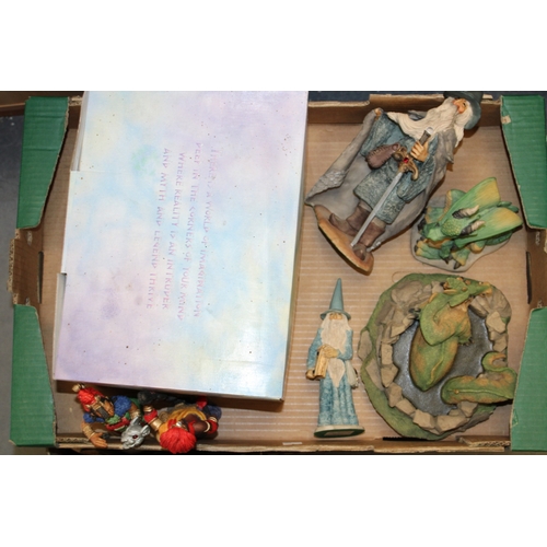Boxed Land of Legend, collectable world, Hap Henriksen Collectable Studios, 'Rammis', 'Albenon The F
