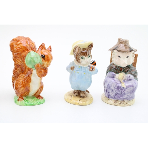 Beswick Beatrix Potter figures to include Squirrel Nutkin, Johnny ...
