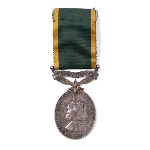 Territorial For Efficient Service Medal to 22267908 Sgt T.E. Moffett ...
