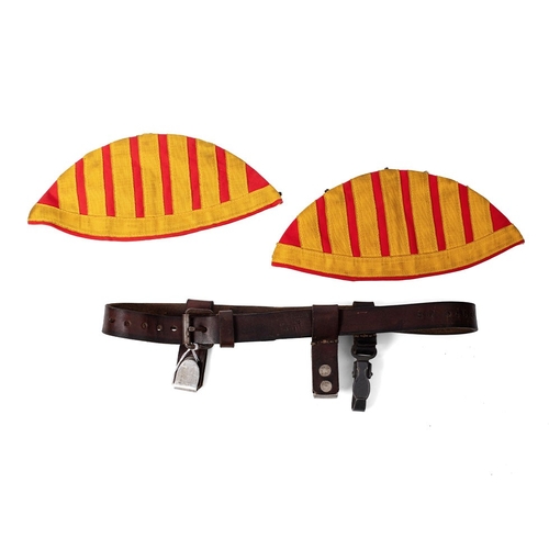 WW2 Hitler Youth Type Leather Drum hanger Belt Marked Max G Muller ...