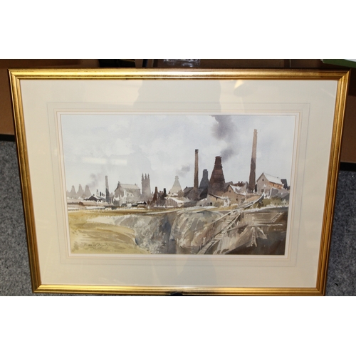 Ivan Taylor (British 1946-); watercolour painting entitled 'Marl Hole ...
