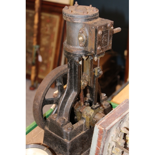 A collection of Steam Railway & Live Steam Engineering Items with brass ...