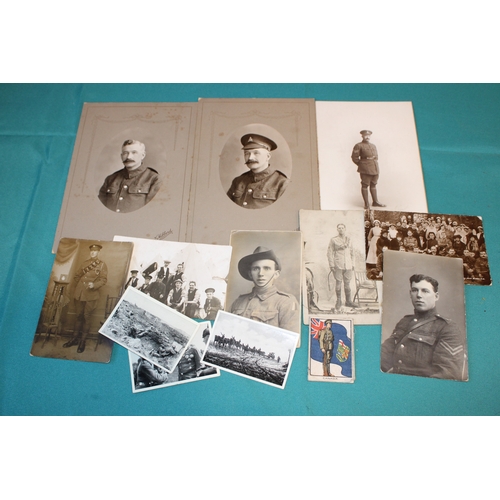 A collection of World War photographs of varying scenes to include ...