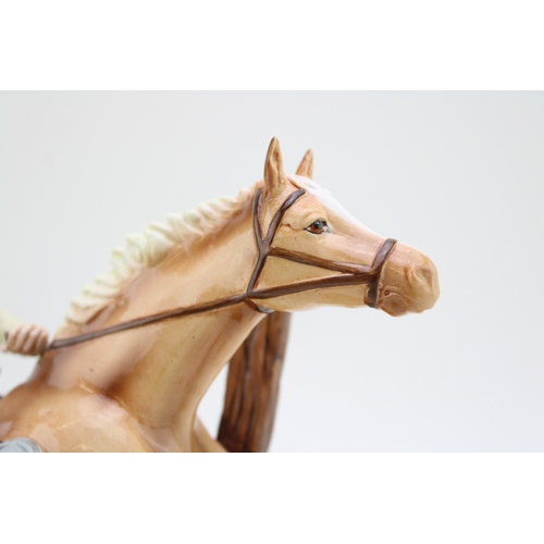 A prototype Beswick figure of an American Cowboy on horseback, modelled ...