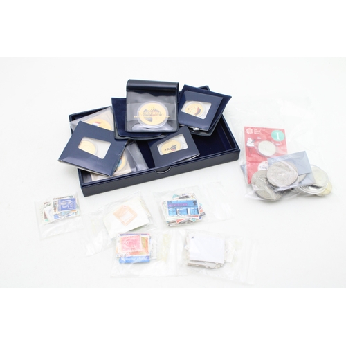 Modern coin collection to include, Royal Mint proof Alphabet 10p coin ...