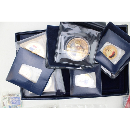 Modern coin collection to include, Royal Mint proof Alphabet 10p coin ...
