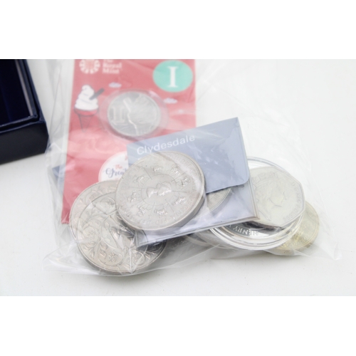 Modern coin collection to include, Royal Mint proof Alphabet 10p coin ...