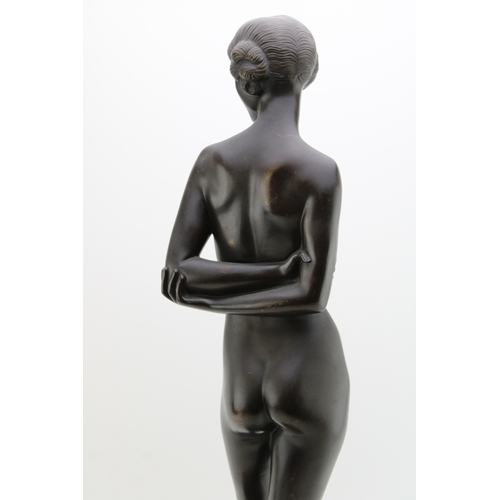 Ernst Seger (German 1868-1939) Art Nouveau Style Patinated Bronze ...