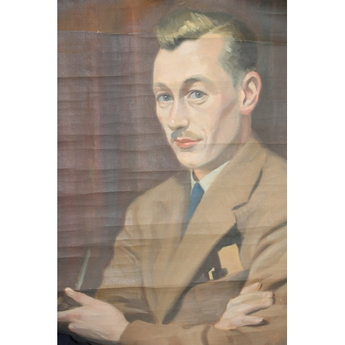 A Pair of Mid Century Portrait Oil Paintings by Eric Tunstall (1897 ...
