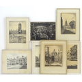 Charles Broadhurst, XX, English School, Engravings, Oxford scenes to ...