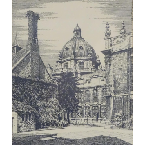 Charles Broadhurst, XX, English School, Engravings, Oxford scenes to ...