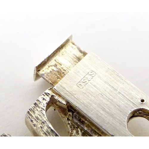 A mid - century modernist watch by David Shackman and Sons