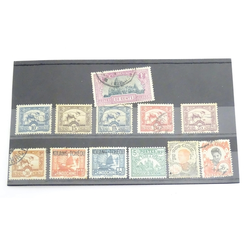 A quantity of early to mid 20thC postage stamps, including British ...