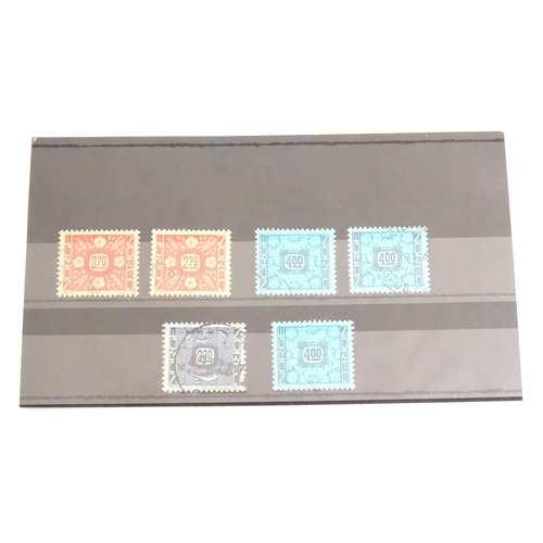 A quantity of early to mid 20thC postage stamps, including British ...