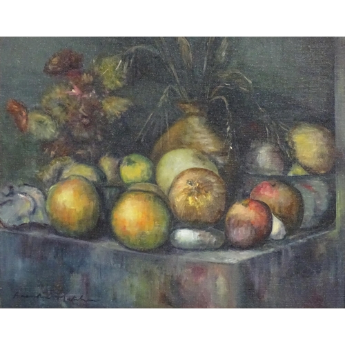 Brenda Fletcher, 20th century, Oil on board, A still life study with ...
