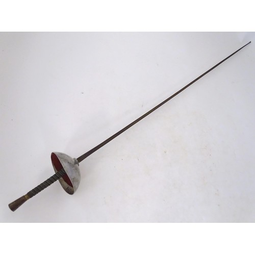 An early 20thC continental fencing foil / epee sword by Coulaux & Cie ...
