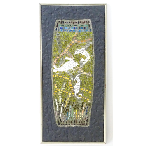 A 20thC glass mosaic picture by Daphne Allen, titled Deep Sea ...