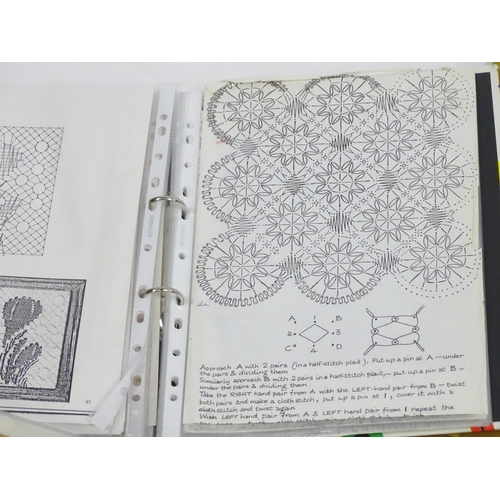 Lace Making Interest: A quantity of lace making patterns for ...