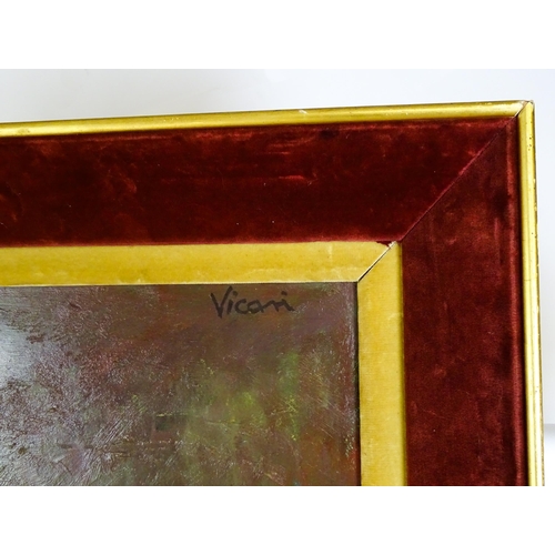 Andrew Vicari (1932-2016), Oil on canvas, La Zingarella, A portrait of ...