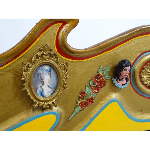 A 20thC scale model musical automaton calliope funfair / fairground ...