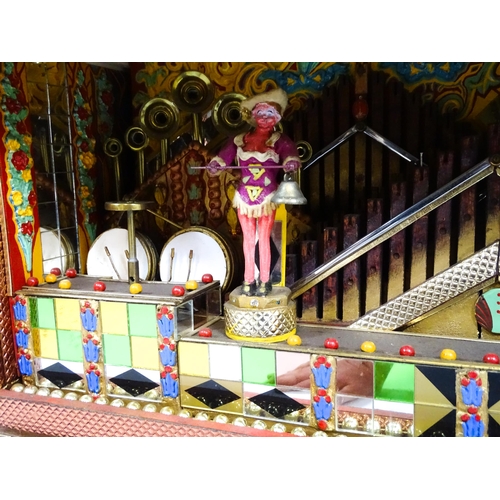 A 20thC scale model musical automaton calliope funfair / fairground ...