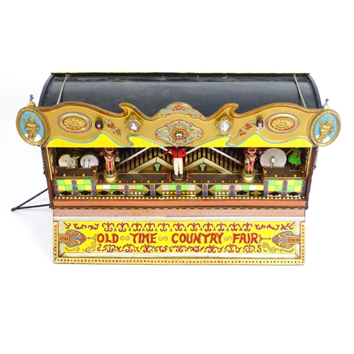 A 20thC scale model musical automaton calliope funfair / fairground ...