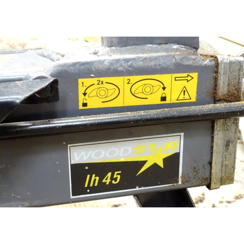 Workshop Tools : a Woodstar lh45 pneumatic log splitting press, on ...