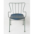 A mid 20thC Antelope chair designed by Ernest Race. 22" wide x 17" deep ...