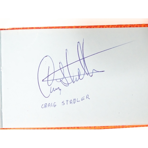 A quantity of golf autograph albums containing various golfer ...
