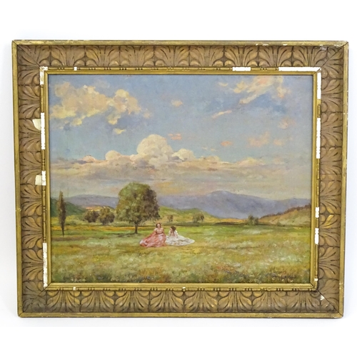 Arpad Basch (1873-1944), Hungarian School, Oil on canvas, Two young ...