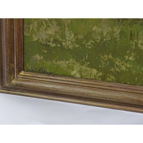 Violet Fuller (1920-2008), Oil on board, Pale Sunshine, Essex. Signed ...