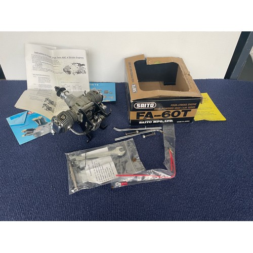 CHSW - Saito model aircraft engine FA-60T High Powered High Cam Flat ...