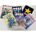 ’Ogri’ Bike magazines cartoon strip book, Volume IV and magazines