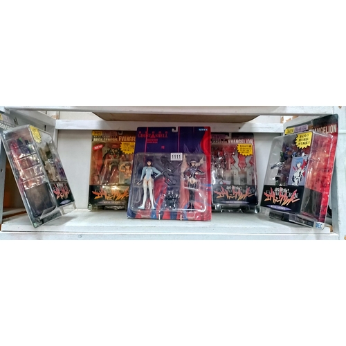 A collection of Evanglion & Ghost in the shell action figures (mint in ...