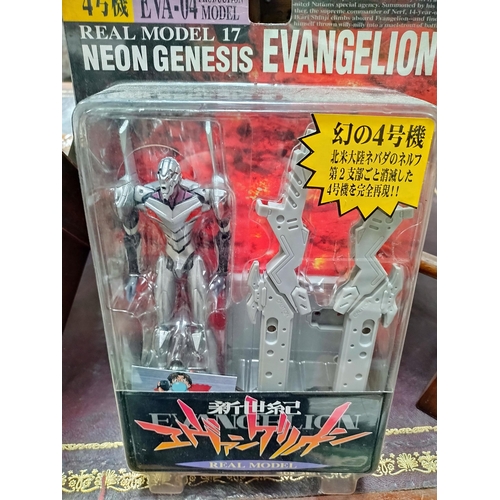 A collection of Evanglion & Ghost in the shell action figures (mint in ...