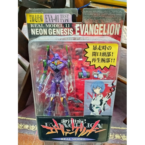 A collection of Evanglion & Ghost in the shell action figures (mint in ...