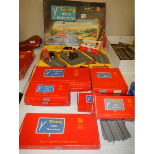 A boxed Tri-ang Minic motorway M.1512 and a good selection of boxed ...