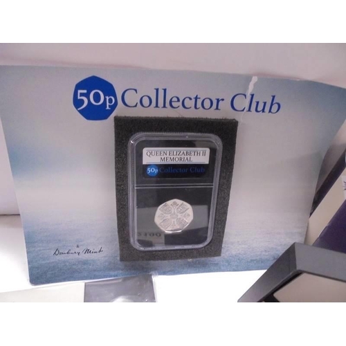 A boxed silver proof Queen Elizabeth Lifetime of Devotion coin 1926 ...