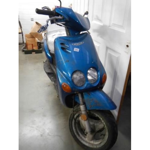 An old Ovetto motor scooter, COLLECT ONLY.