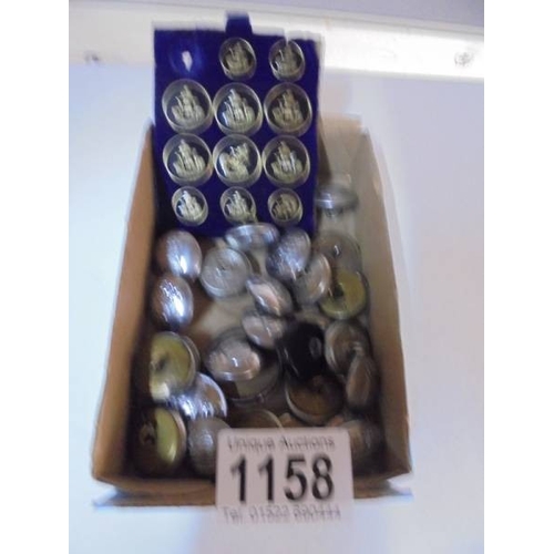 A good collection of fire brigade buttons.