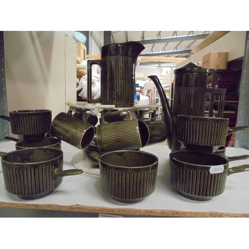 A good lot of circa 1960's Blue John pottery.