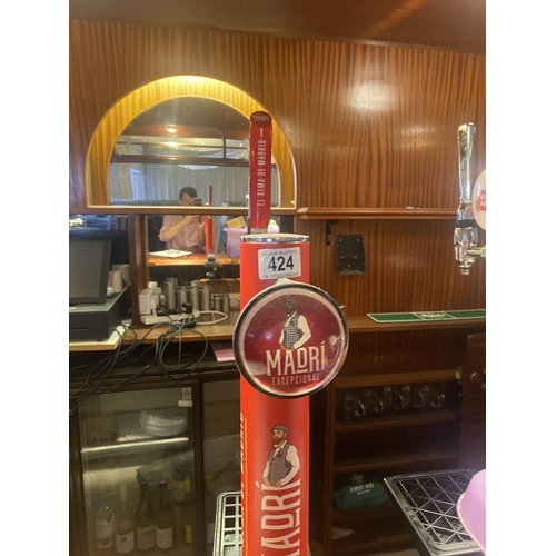 A Madri beer pump.