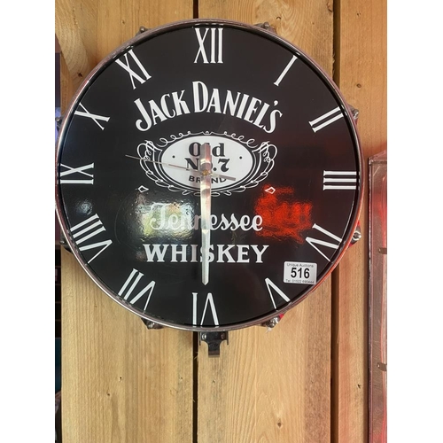 Jack Daniel's Old No. 7 Tennessee Whiskey clock.