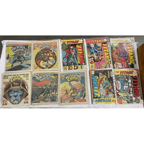 A collection of approximately 70 UK Marvel comics including Hulk ...