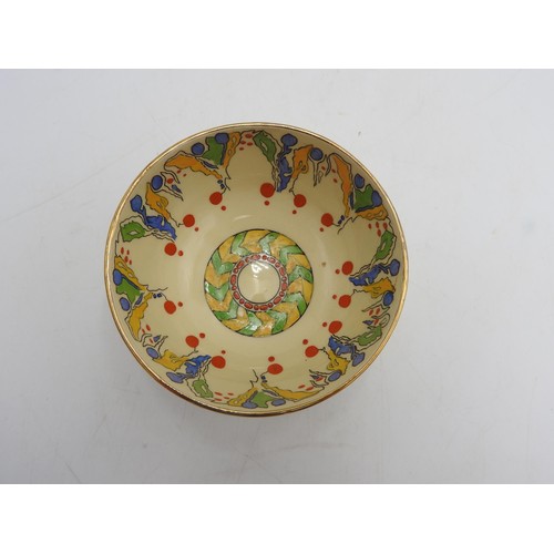 A ROYAL DOULTON 1933 FREEMASON'S SUGAR BOWL, with intricate interior ...