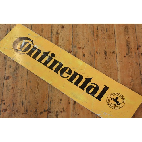 CONTINENTAL SIGNA more modern Continental tyres aluminium sign, showing ...