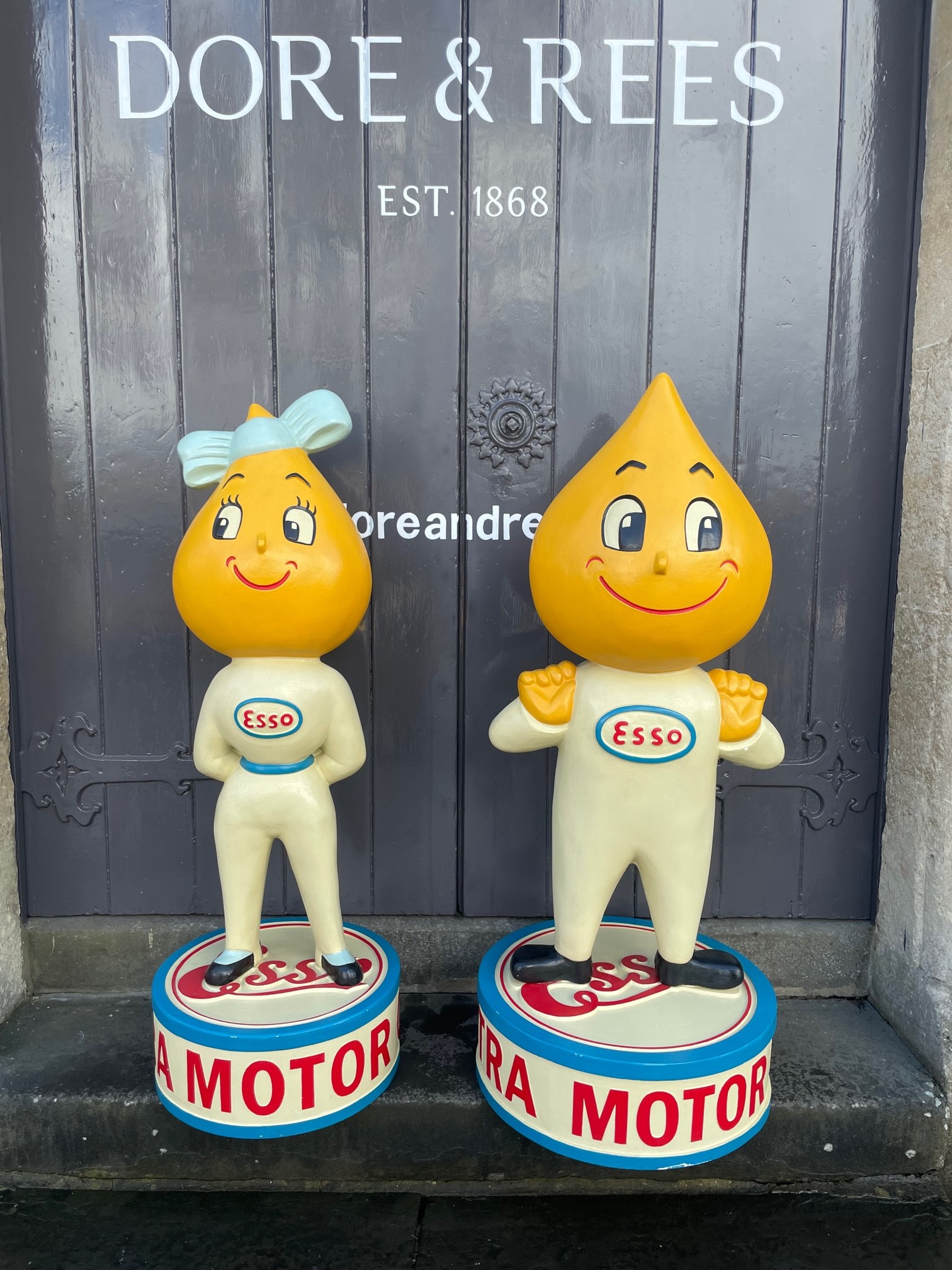 ESSO BRANDED PAIR OF MR. AND MRS. DRIP MODELS The highly recognisable ...