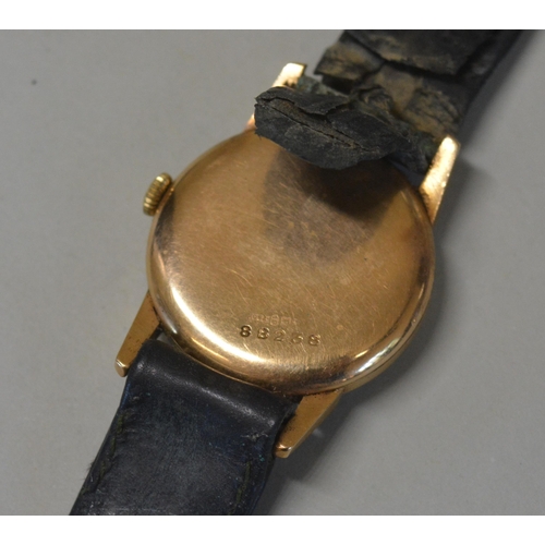 A VULCAIN GRAND PRIX WRIST WATCH.Case marke 750, 18ct.Total weight ...