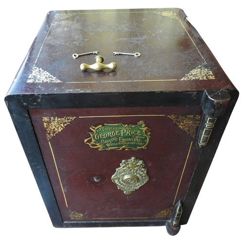 A LATE 19TH CENTURY CAST-IRON SAFE, by George Price Ltd of ...