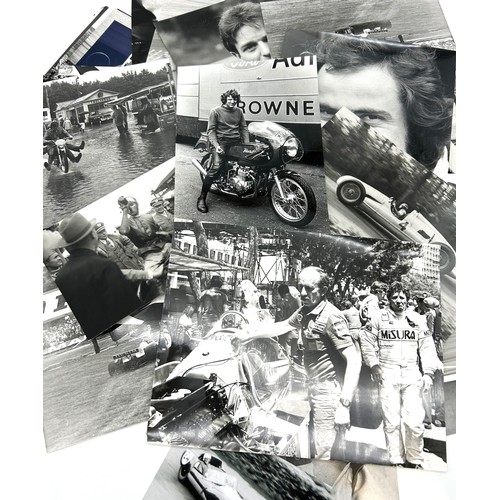 A LARGE SELECTION OF PERIOD MOTOR RACING PHOTOGRAPHSNumerous images ...